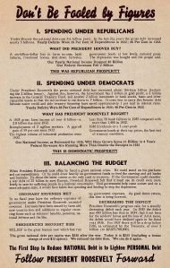 1936 – FRANKLIN D. ROOSEVELT VS ALF LANDON – Election Tuesdays